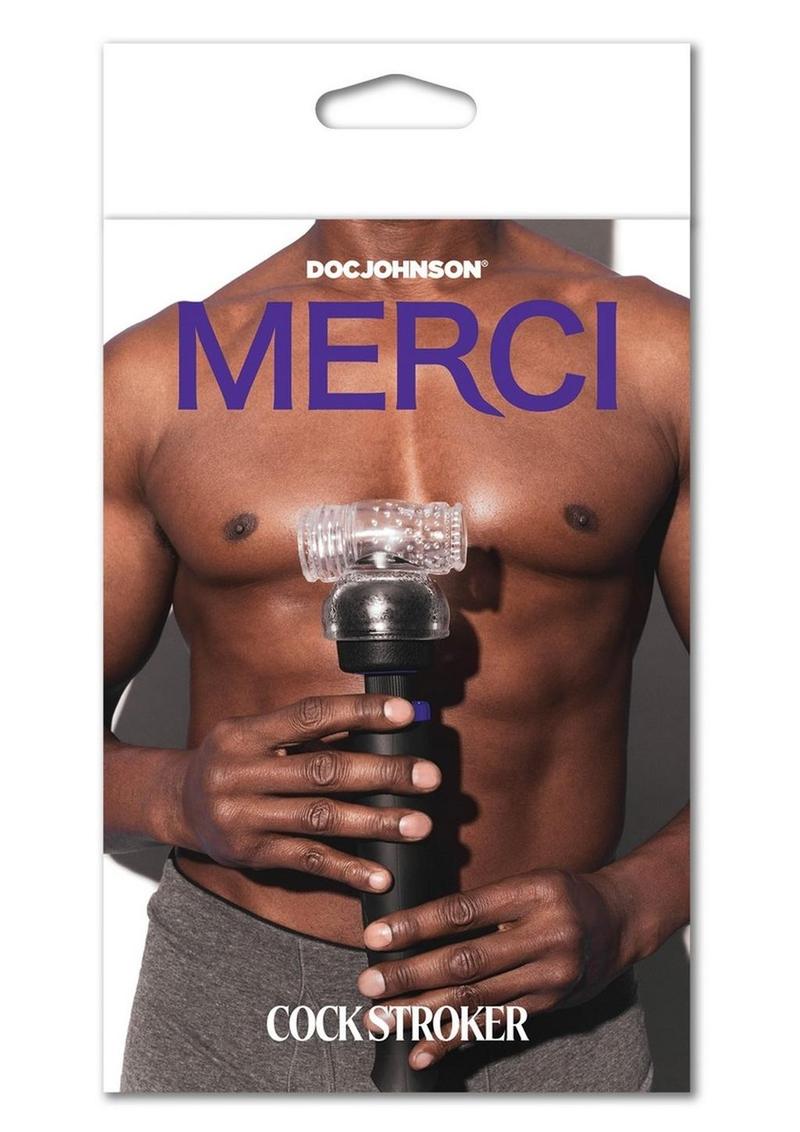 Merci Wand Attachment Cock Stroker – Pleasures & Treasures