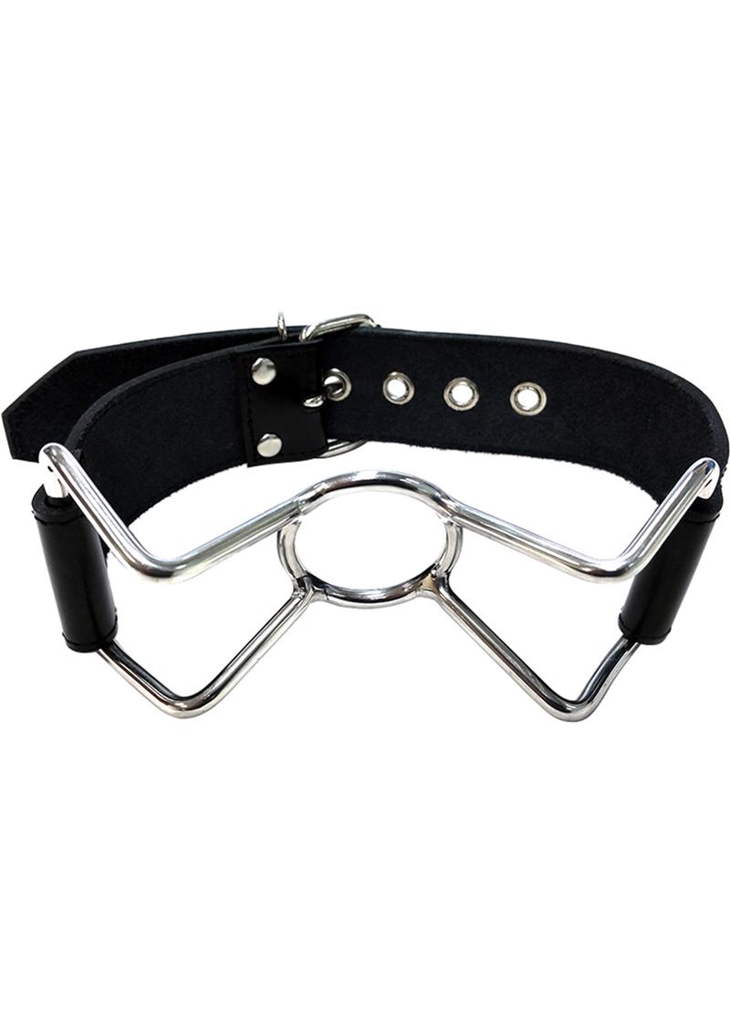 Rouge Leather Adjustable Spider Gag – Pleasures & Treasures