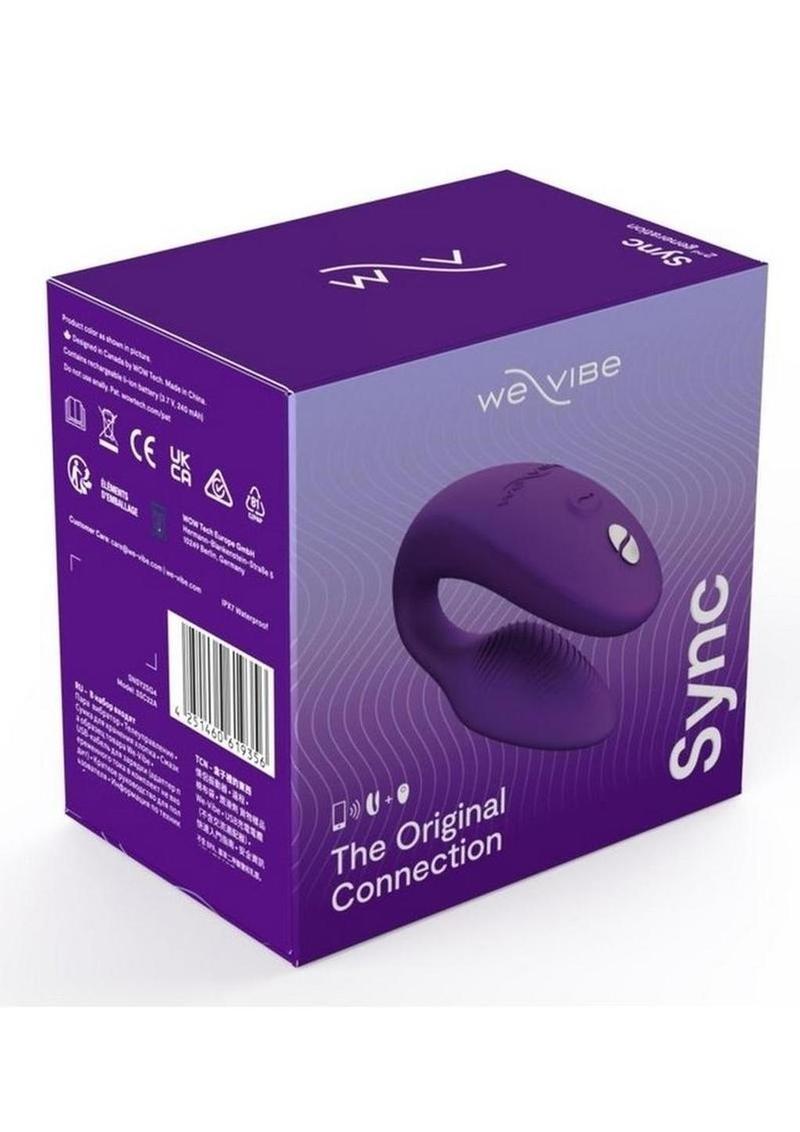 We-Vibe Sync 2nd Generation Rechargeable Silicone Couples Vibrator wit ...